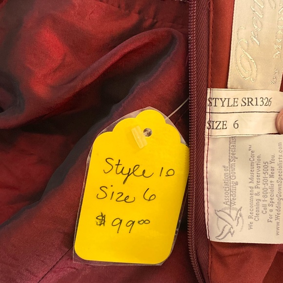 Moonlight | Dresses | Nwt Sz 6 Moonlight Pretty Me Prom Iridescent Red ...